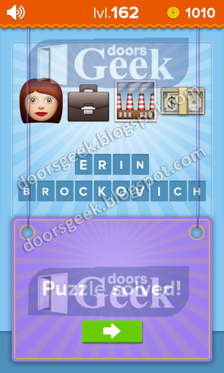 EmojiMovies Level 162 ~ Doors Geek