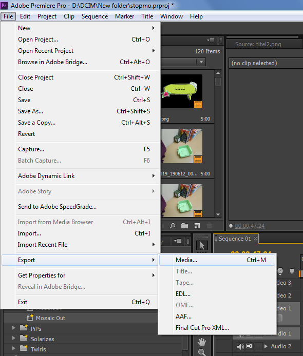 Aloha!: Cara Membuat Stop Motion di Adobe Premiere CS6