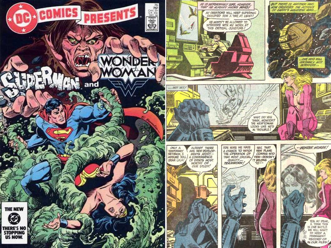 Dave's Comic Heroes Blog: Watching The Monitor: Superman And Friends