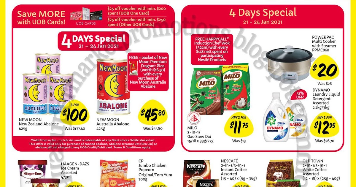 Giant Weekly Promotion 21 - 27 January 2021 ~ Supermarket Promotions