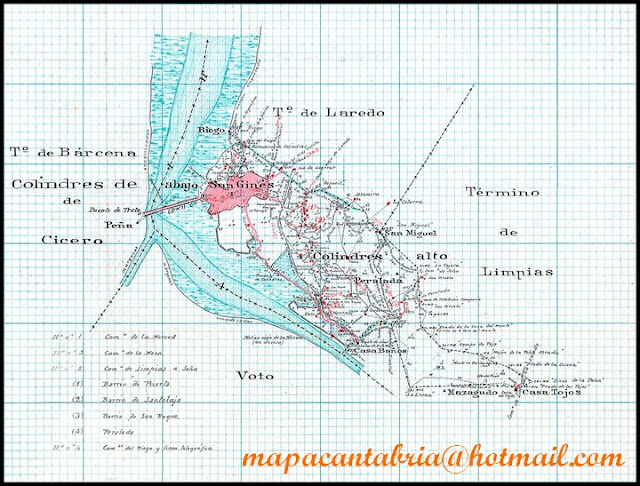 Historia de Colindres: 3-LOS PLANOS DE COLINDRES