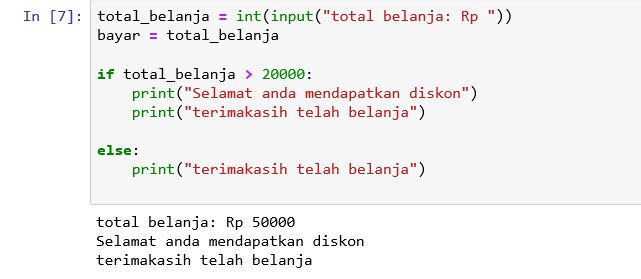 Percabangan pada Python - Thinkstudio21