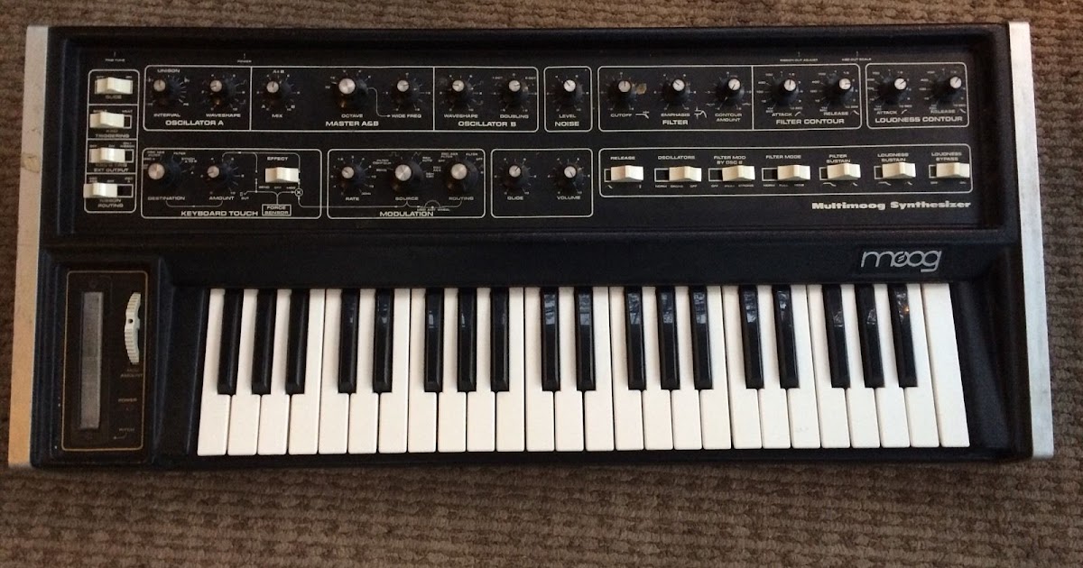 MATRIXSYNTH: Moog Multimoog Synthesizer SN 1701