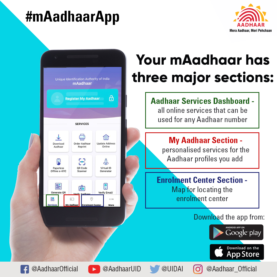Recent Updates Of Aadhaar 35 Services Of Aadhaar Now On New Maadhaar App