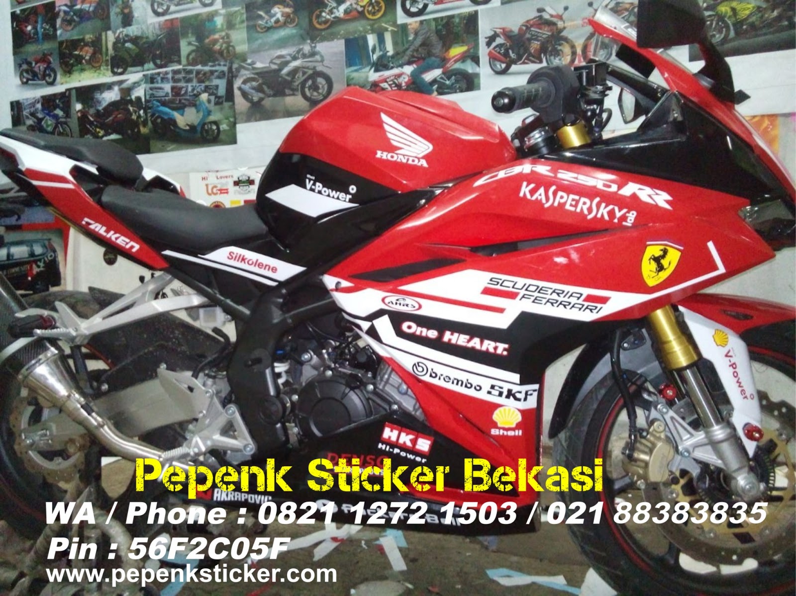 Foto Toko Cutting Sticker Motor Jakarta | Modif Sticker