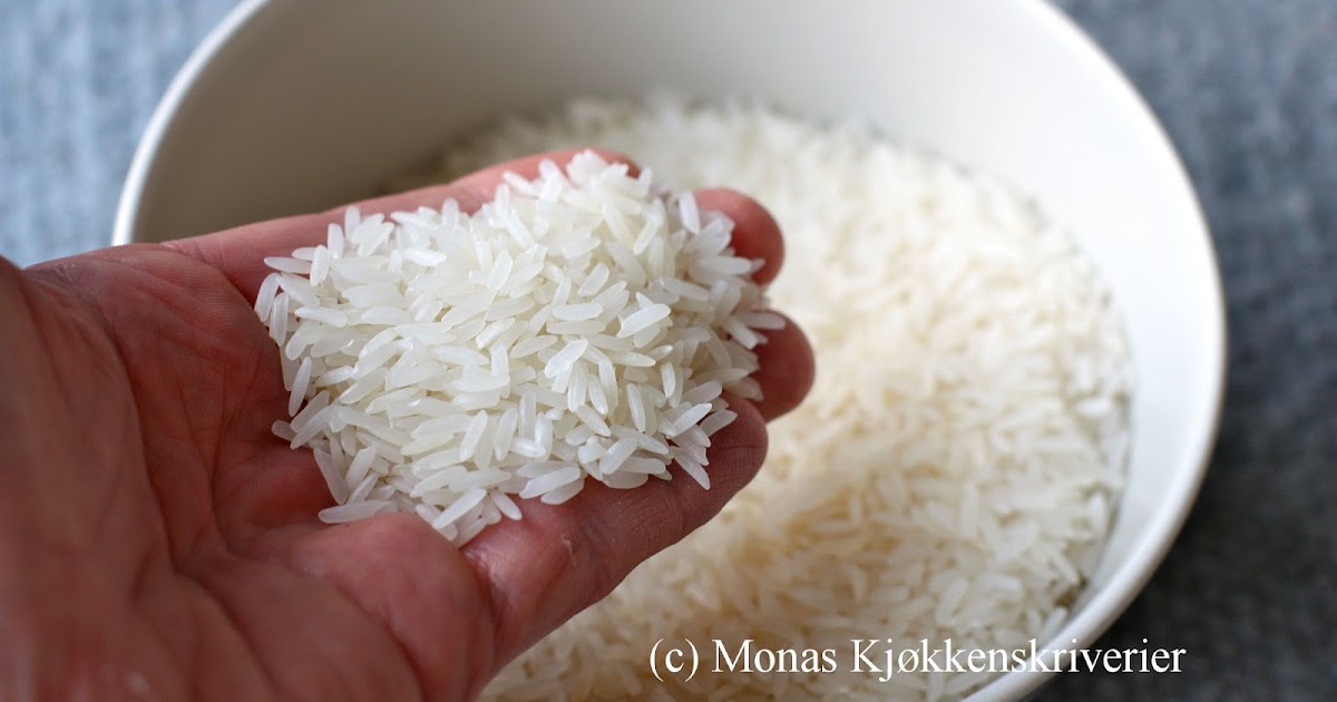 Monas Kjøkkenskriverier: Perfekt kokt ris!