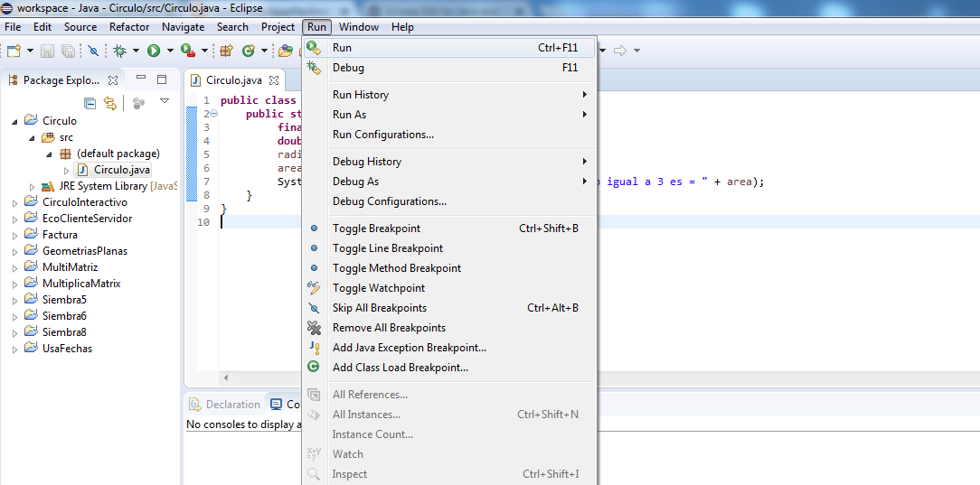 ComoHacerAppsFacilmenteConJava: Comenzando a Programar Java con Eclipse