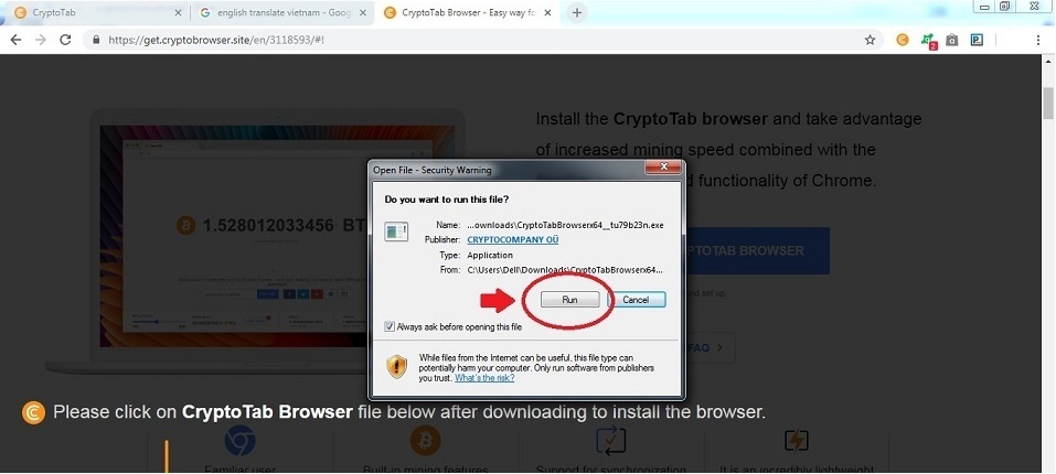 Online Earning: CryptoTab Browser