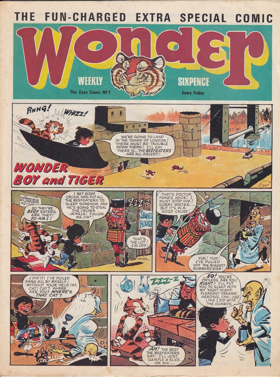 Boys Adventure Comics: Wonder comic from Esso - covers gallery, part 1 of 2