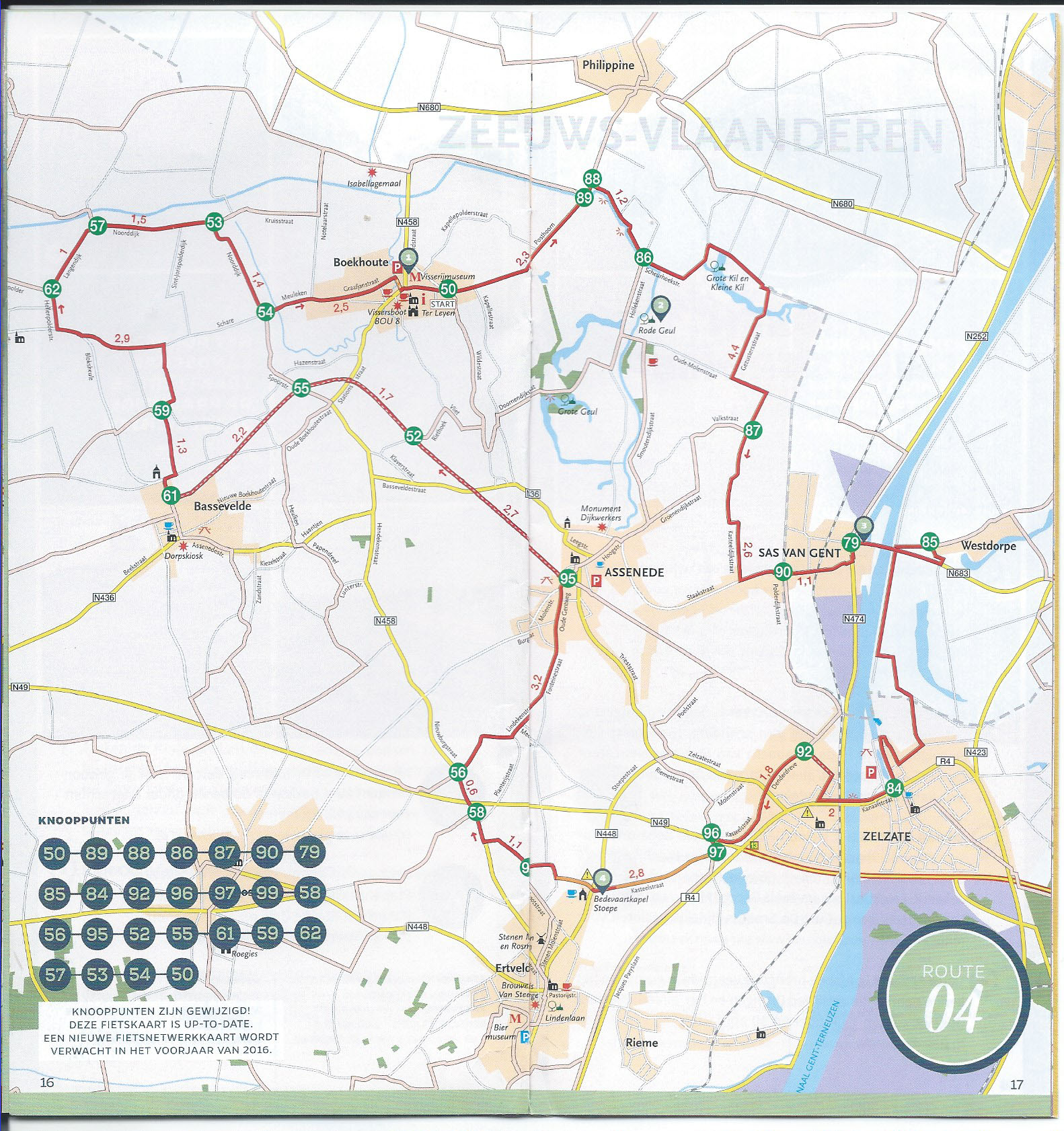 onderweg met de fiets: Kreken en polders