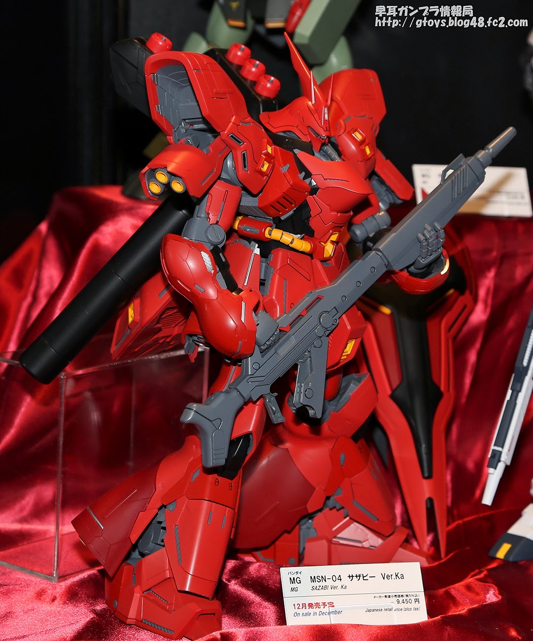 GUNDAM GUY: MG 1/100 Sazabi Ver Ka - On Display @ 53rd All Japan Model ...