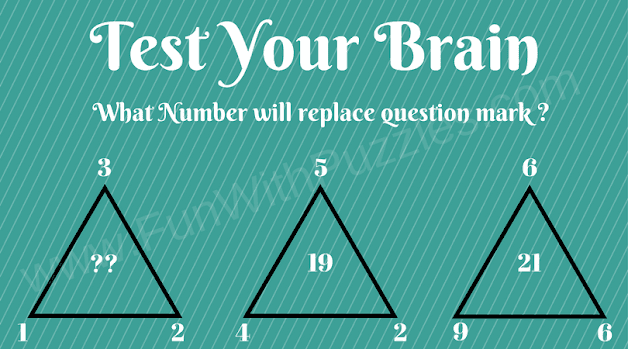 Maths Missing Number Triangle Picture Puzzles with Answers