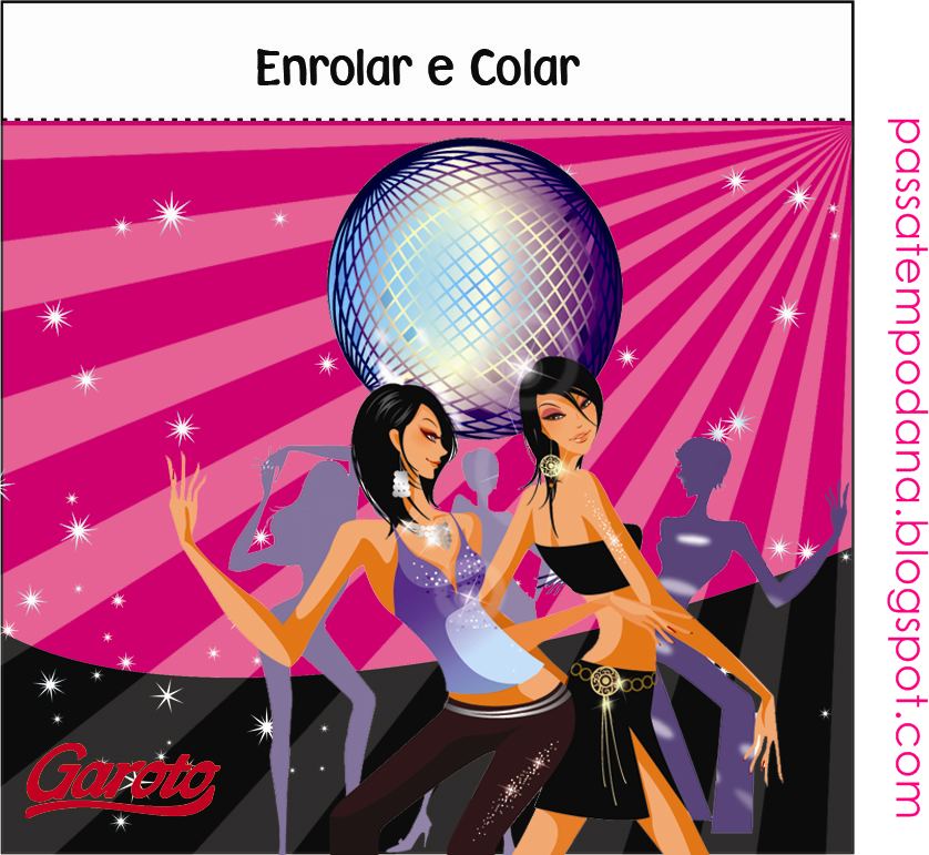 Passatempo da Ana: Kit Balada (Pink e Preto)