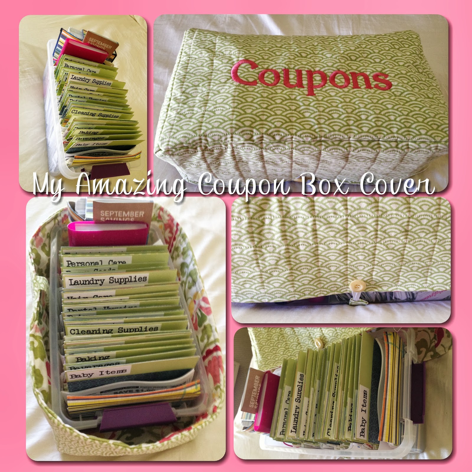 Cultivating A Beautiful Life: Look at this darling coupon box cover