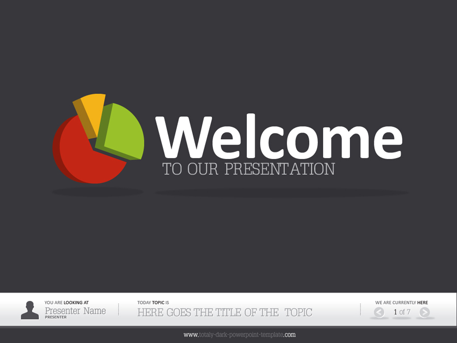 Dark Powerpoint Template ( Free Dwonload ) | FreePremuimppt