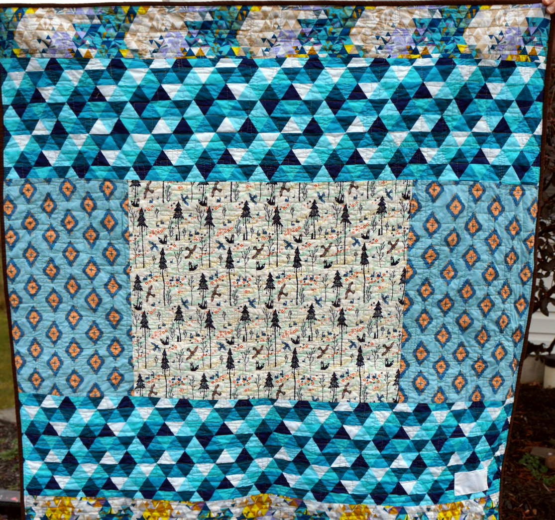 Color Block Baby Quilt | Quilty Habit | Bloglovin’