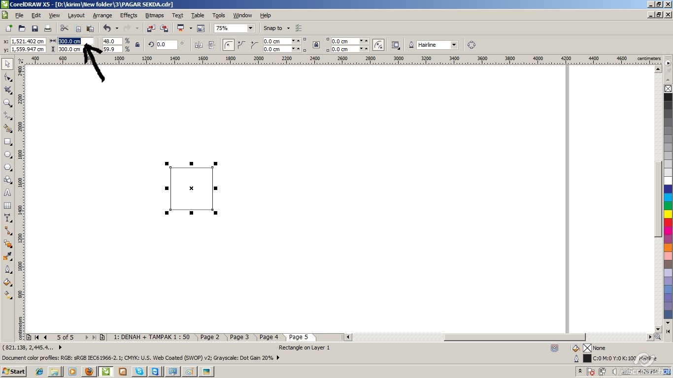 OREK'OREK: Setting Scale in Coreldraw