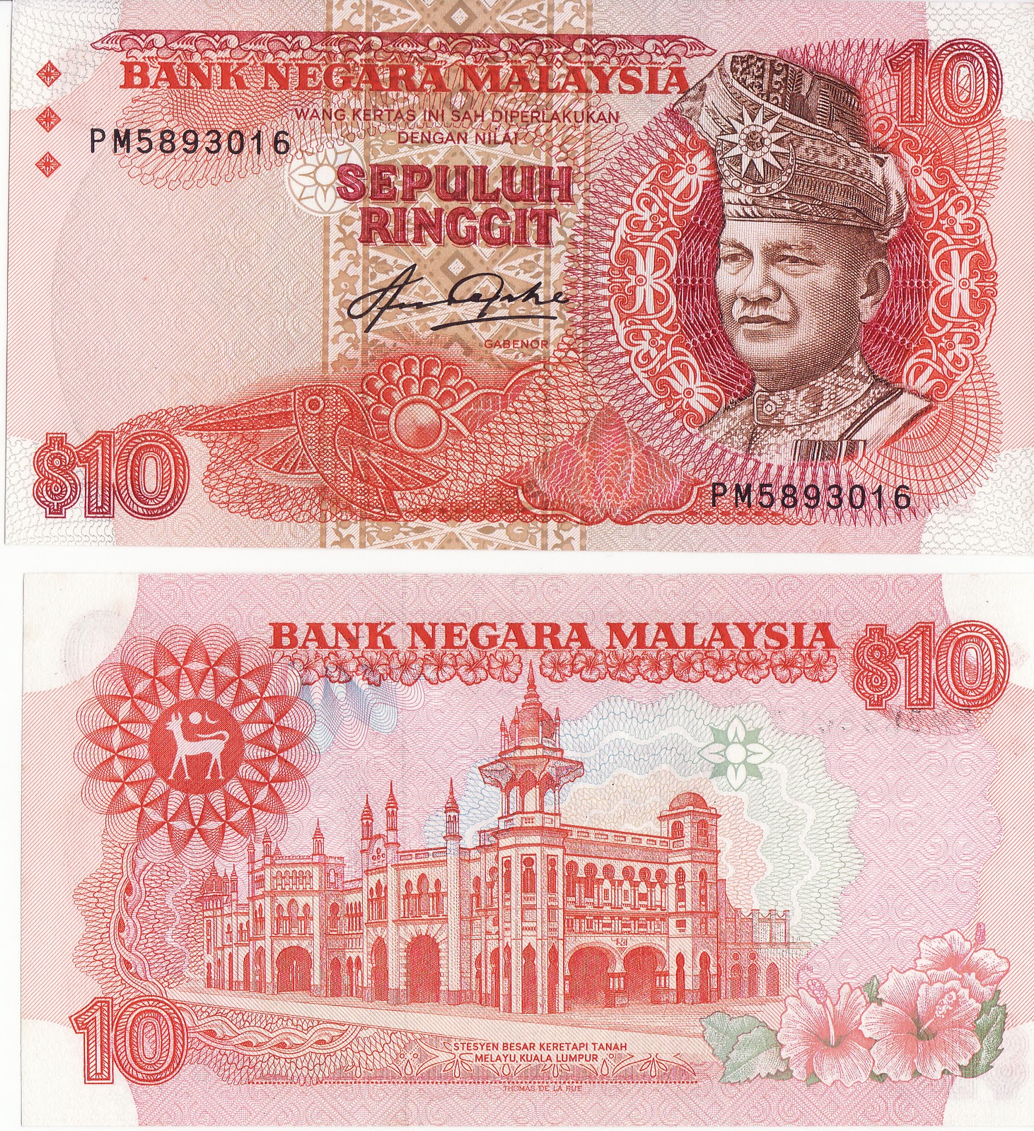 Randhawa's Bank Notes And Collectibles: Malaysia RM 10 - 5th Series ...