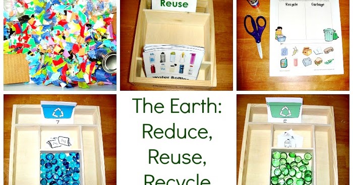 Earth Day Unit: Reduce, Reuse, Recycle with Free Printables - Every ...