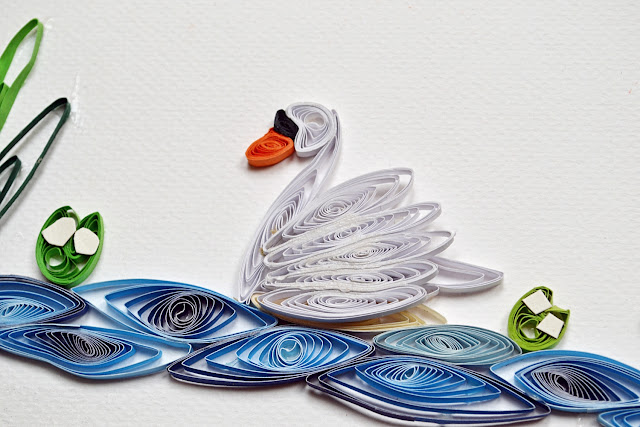 Jul and Joy!: The Swan - quilling