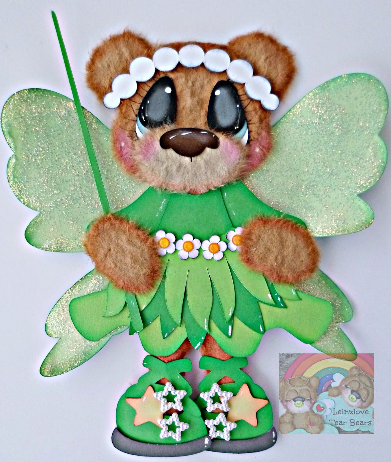 Leinzlove Tear Bears: Spring Fairy Tear Bear
