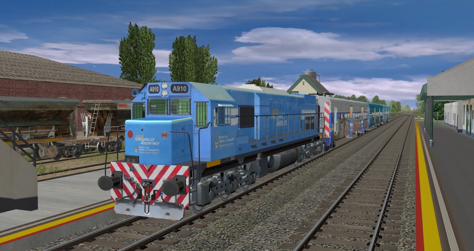 EMD GT22 A910 Nuevos Ferrocarriles Argentinos