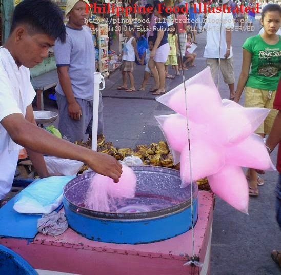 Philippine Food Illustrated: cotton candy