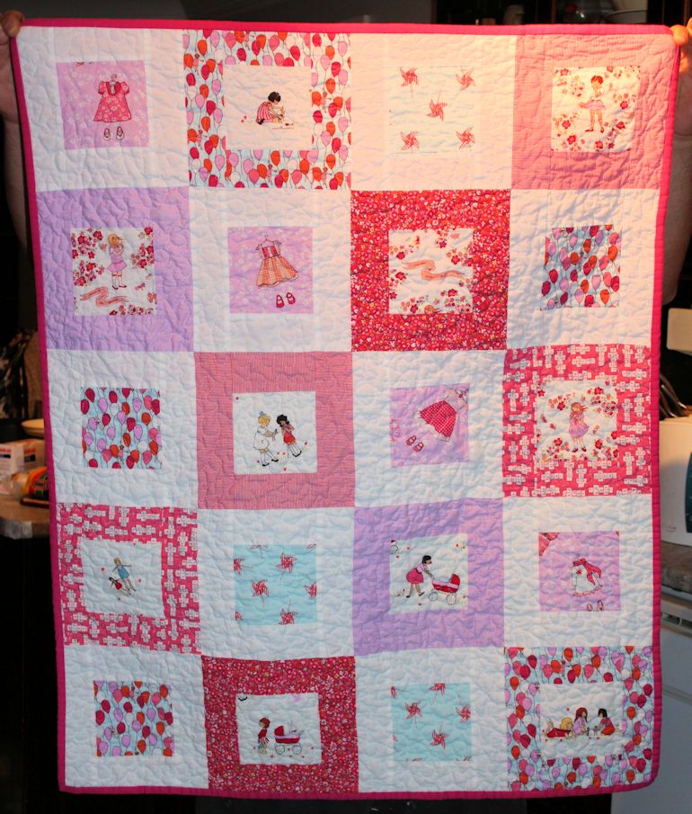 Paper Dreams: A sweet little girly quilt
