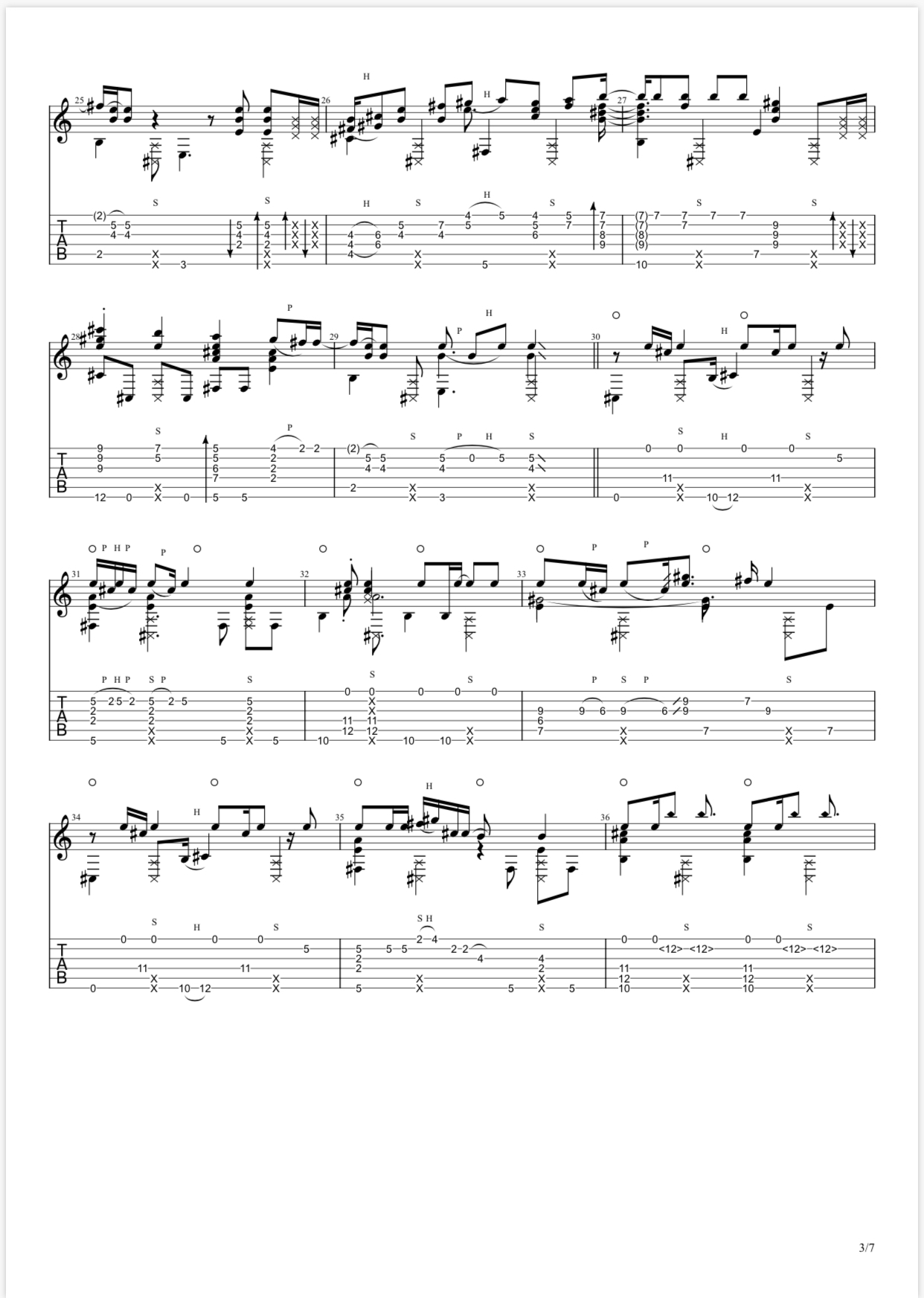 (BTS) Dynamite - Fingerstyle Guitar TABS | Arrangement by Chance Cochran