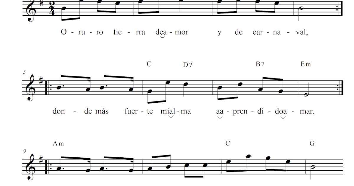 CEMCRUZ: ORURO + PARTITURA