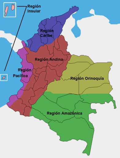 5 REGIONES DE COLOMBIA PARA CONOCER