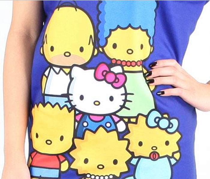 The Simpsons welcomes Hello Kitty in new clothing line | JUMI