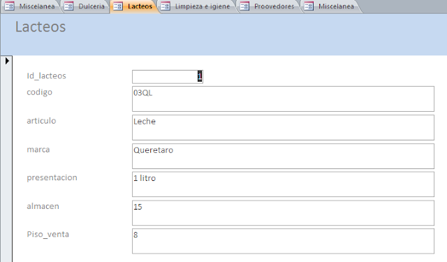 BD Miscelanea: Base de datos de una tienda Miscelánea