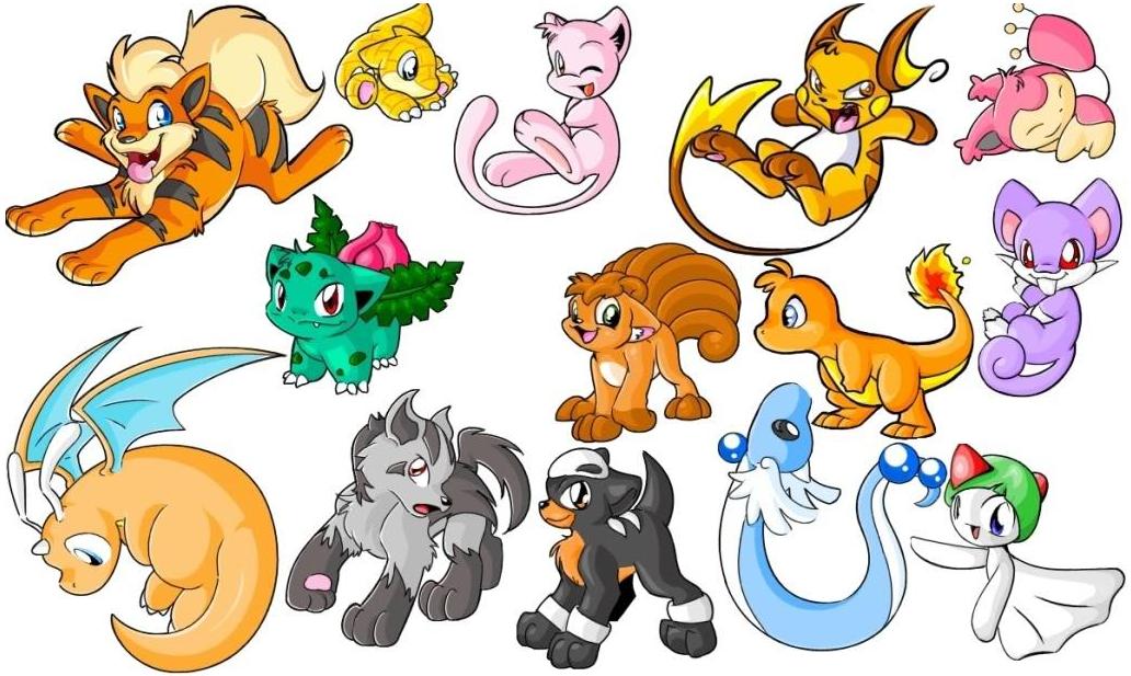 Sonhando com cores: Pokemon