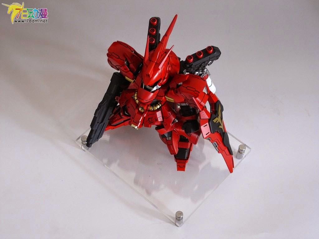 Gundam Family: SD MSN-04 Sazabi Resin Model Kit Painted Build