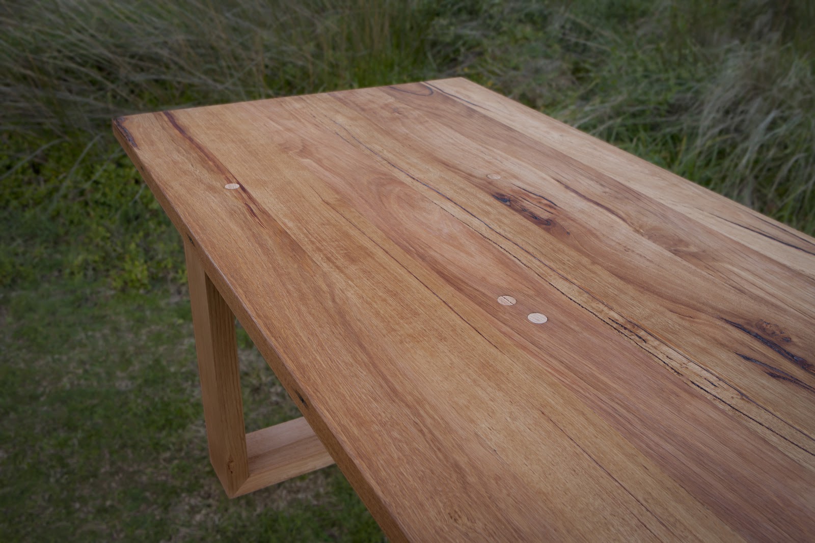 Bombora Custom Designs: 40mm thick messmate dining table