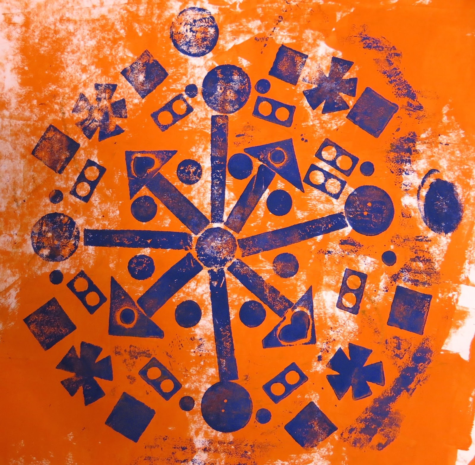 Cassie Stephens: In the Art Room: Radial Design Printmaking