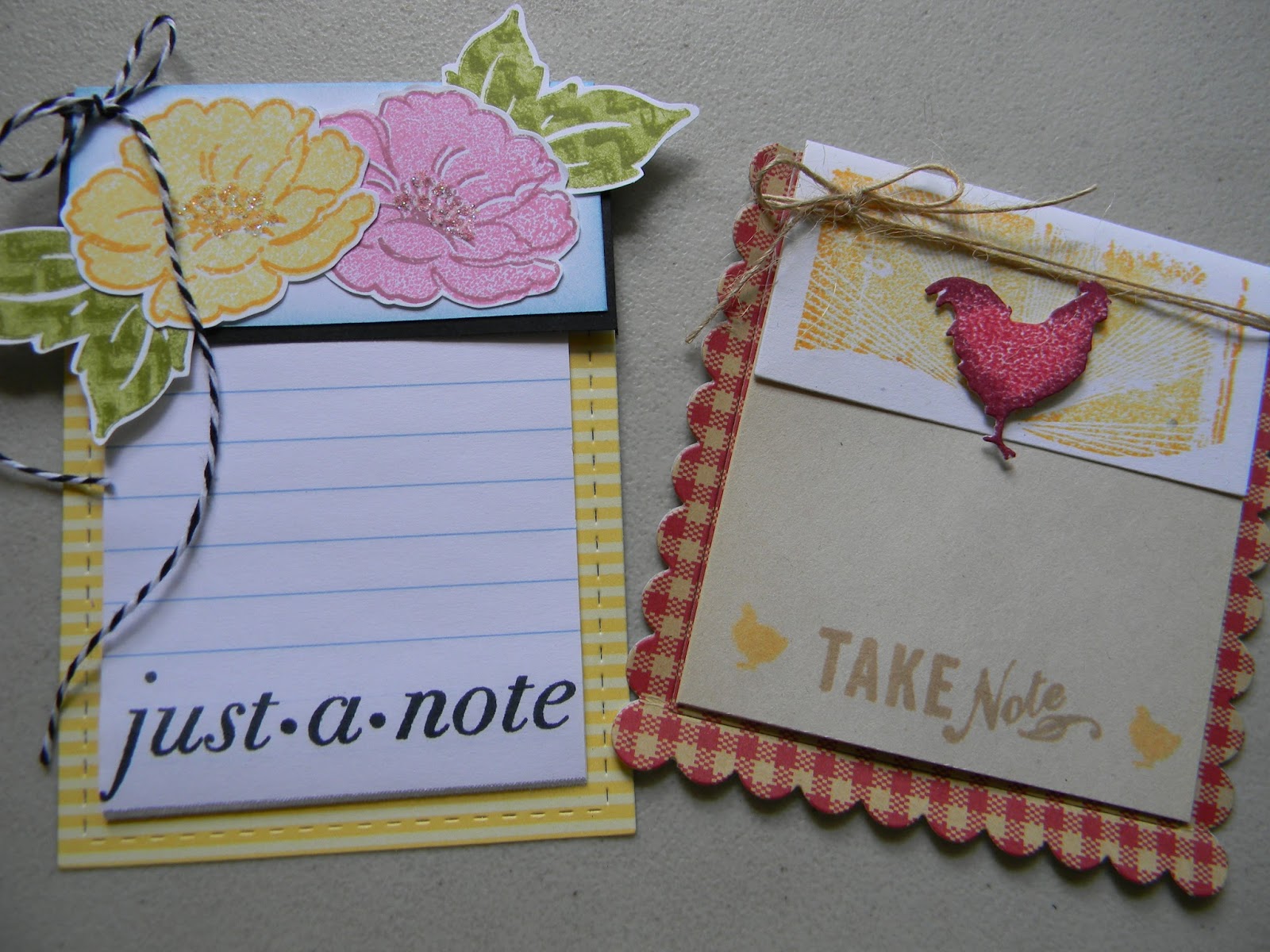Marcia's Stampin' Pad: Make it Monday #220 - Die Cut Mini Notebooks