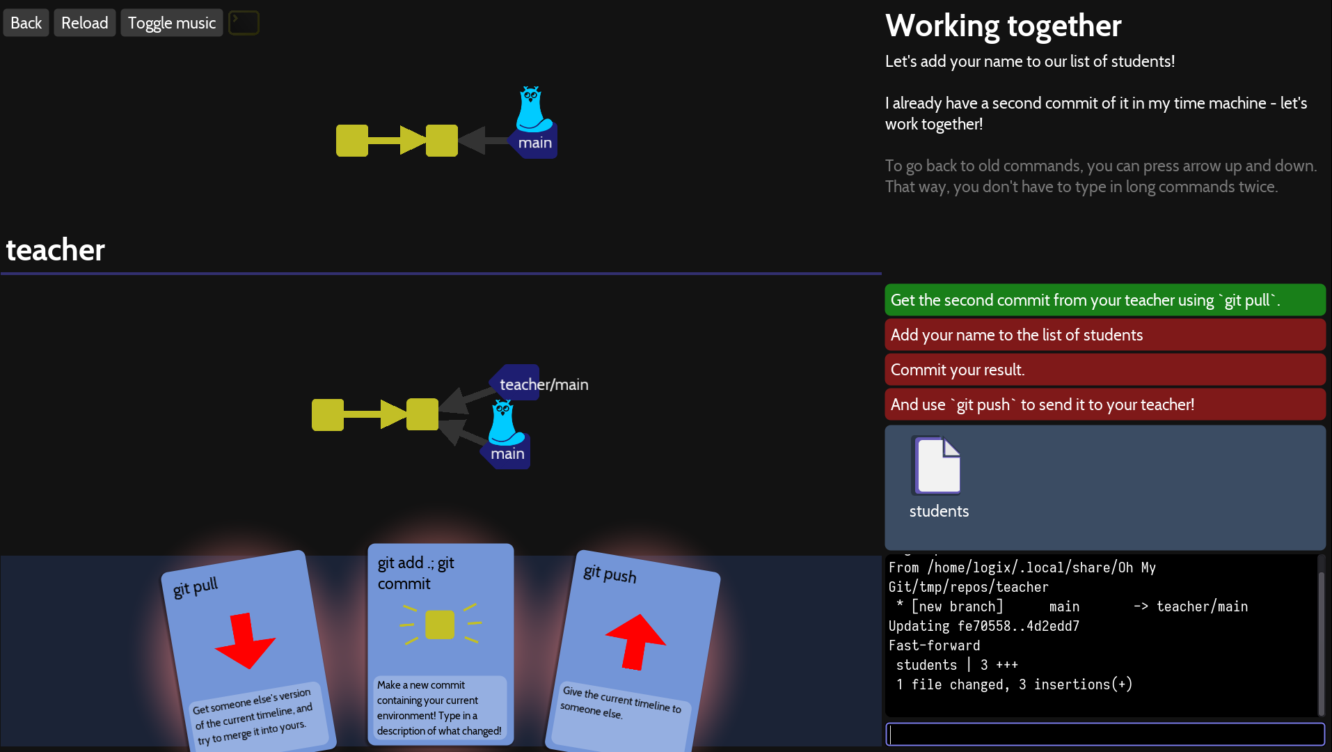 Oh My Git! Is An Open Source Game For Learning Git - Linux Uprising Blog