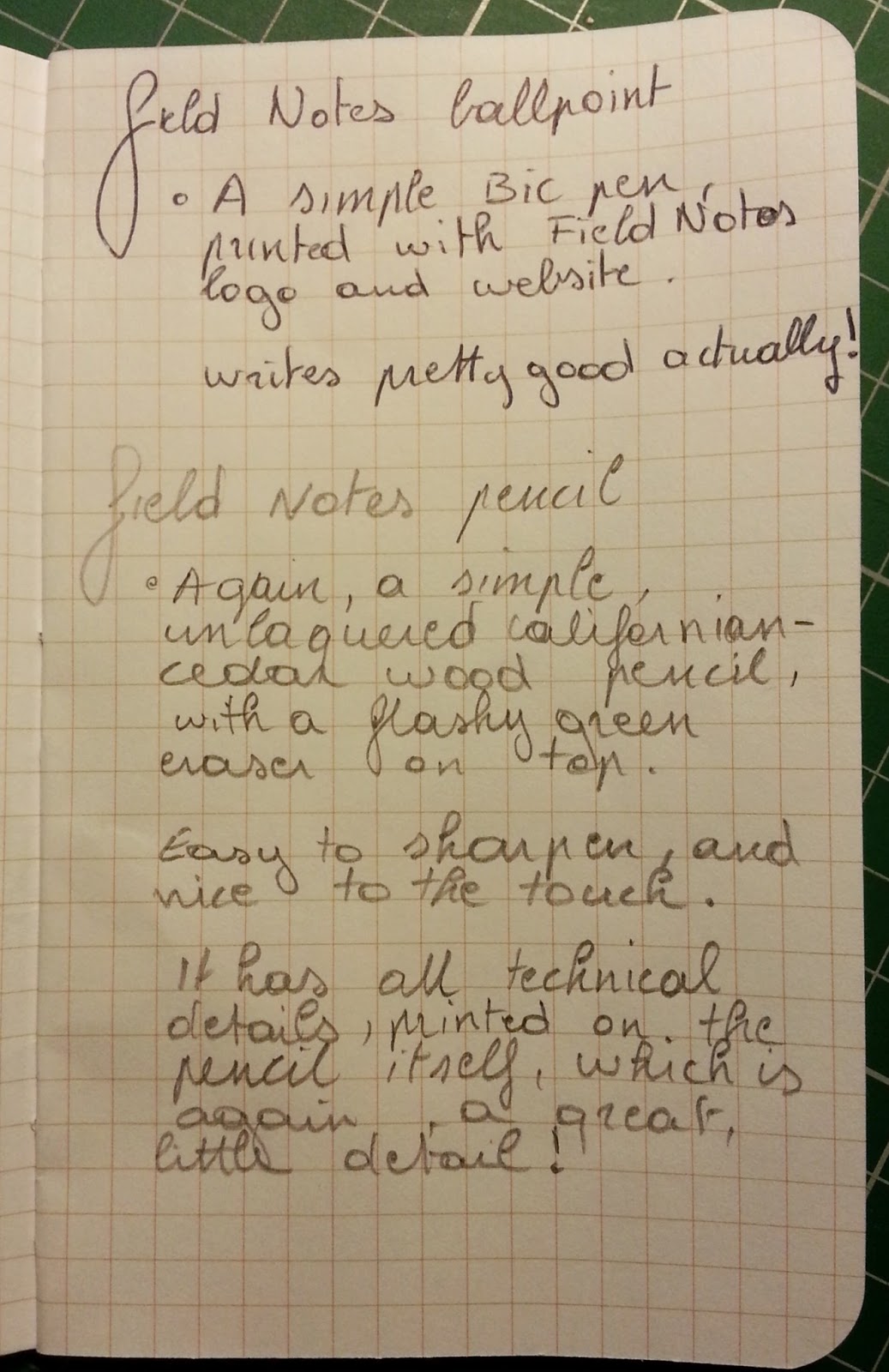 Field Notes notebooks | The Pencilcase Blog | Fountain pen, Pencil, Ink ...