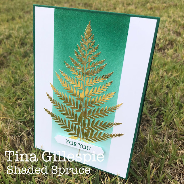 Scissors Paper Card: Colour Creations: Shaded Spruce
