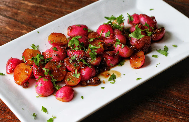 Stir Fried Radish with Ginger and Soy Sauce