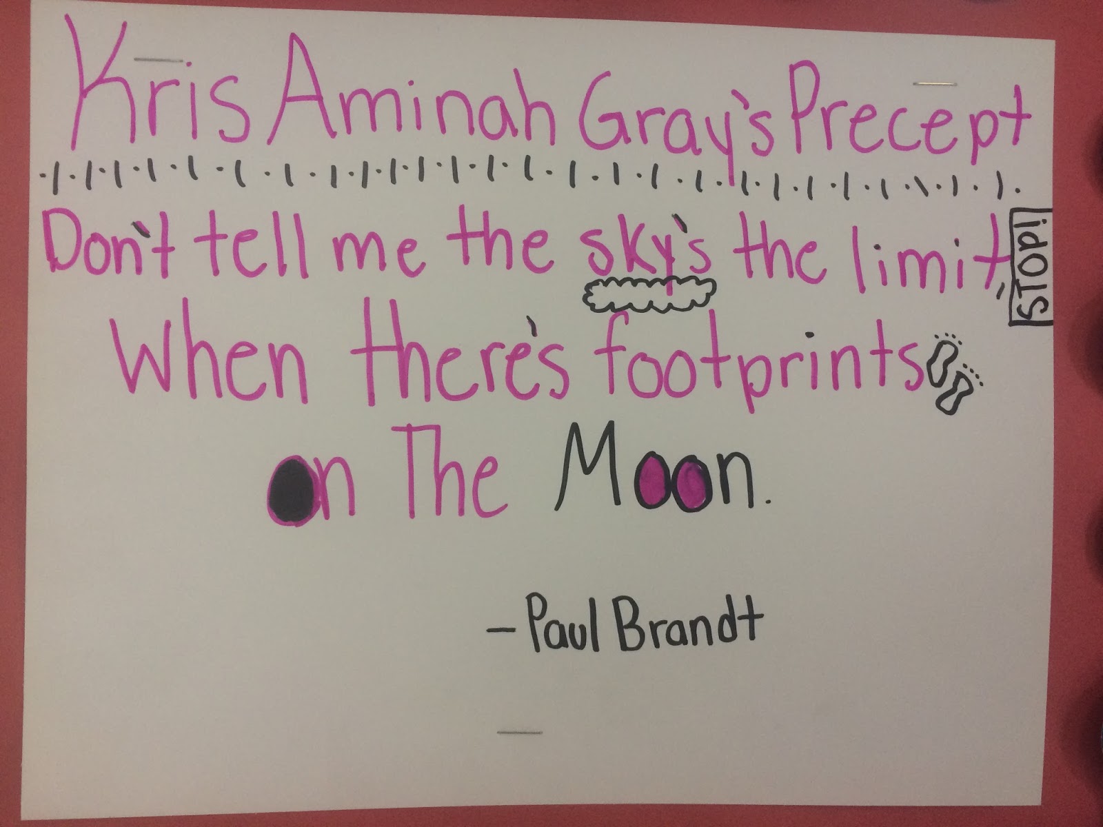 Riverside's Fifth Grade Blog: Precepts