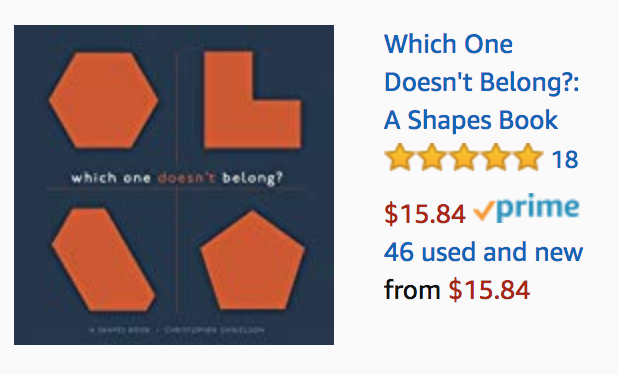 MathSnack: Which One Doesn't Belong?