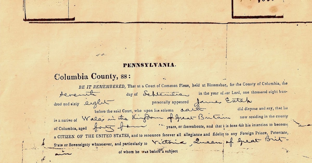 Who's Your Grammie?: James Estep (1818-1901) Immigrant from Wales