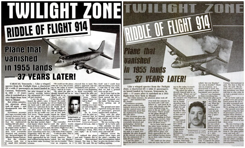 Missing plane landed after 37 years | Riddle of flight 914