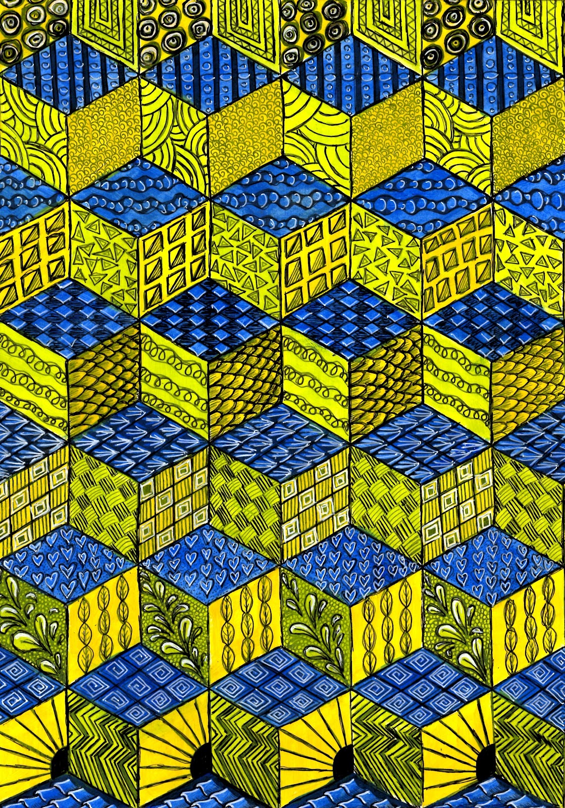 Wendy's House: Tangled Escher Pattern