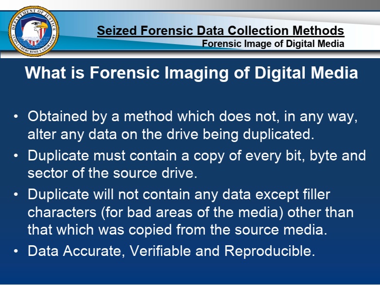 Digital Forensics Examiner: DIGITAL FORENSICS:Data Collection