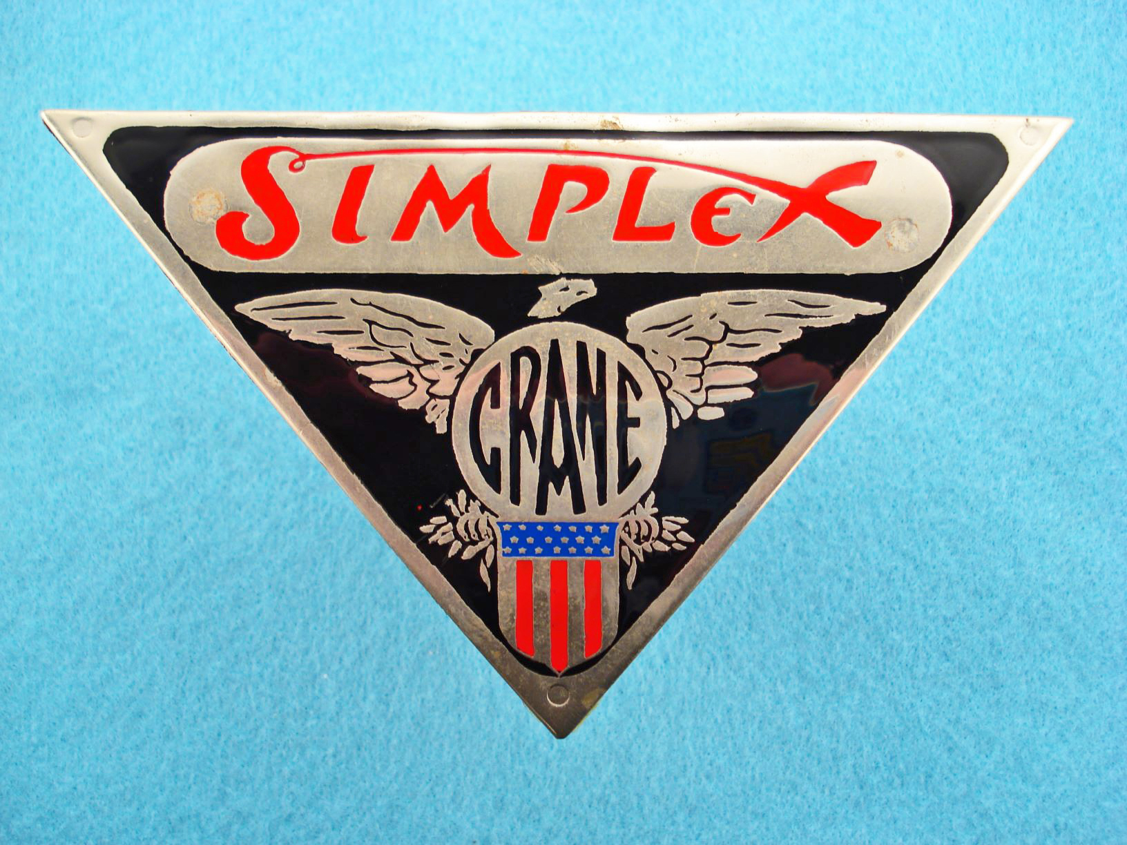 American Auto Emblems: SIMPLEX/CRANE-SIMPLEX