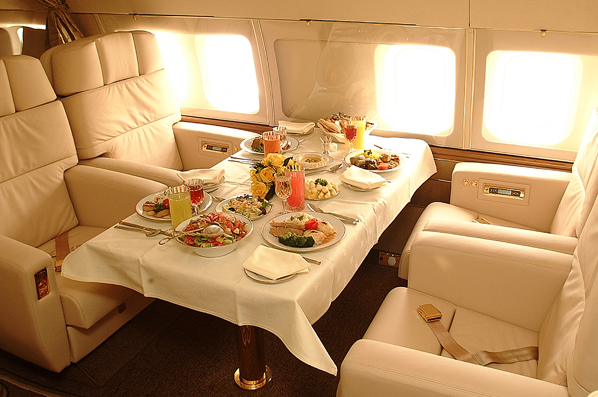 We can get any types of foods and drinks aboard the aircraft for your ...